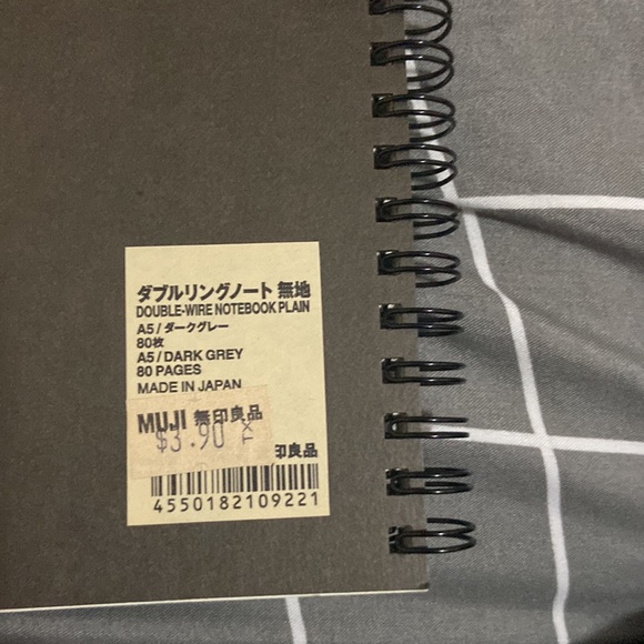 Muji | Office | Muji Double Wire Notebooks Plain Set Of 3 | Poshmark